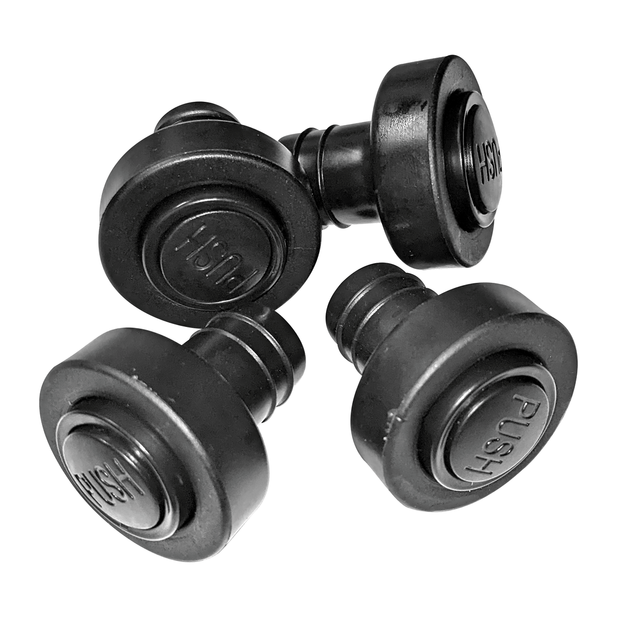 Zeo Wine Corks - Set of 4 - Black